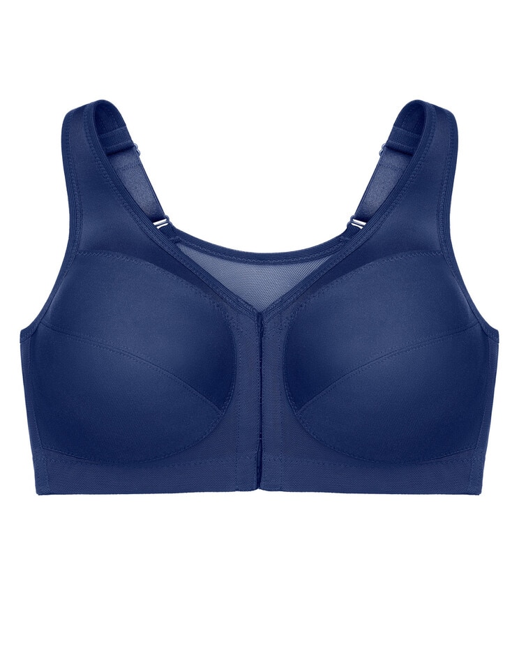 Glamorise Full Figure Plus Size Magiclift Front Closure Posture Back