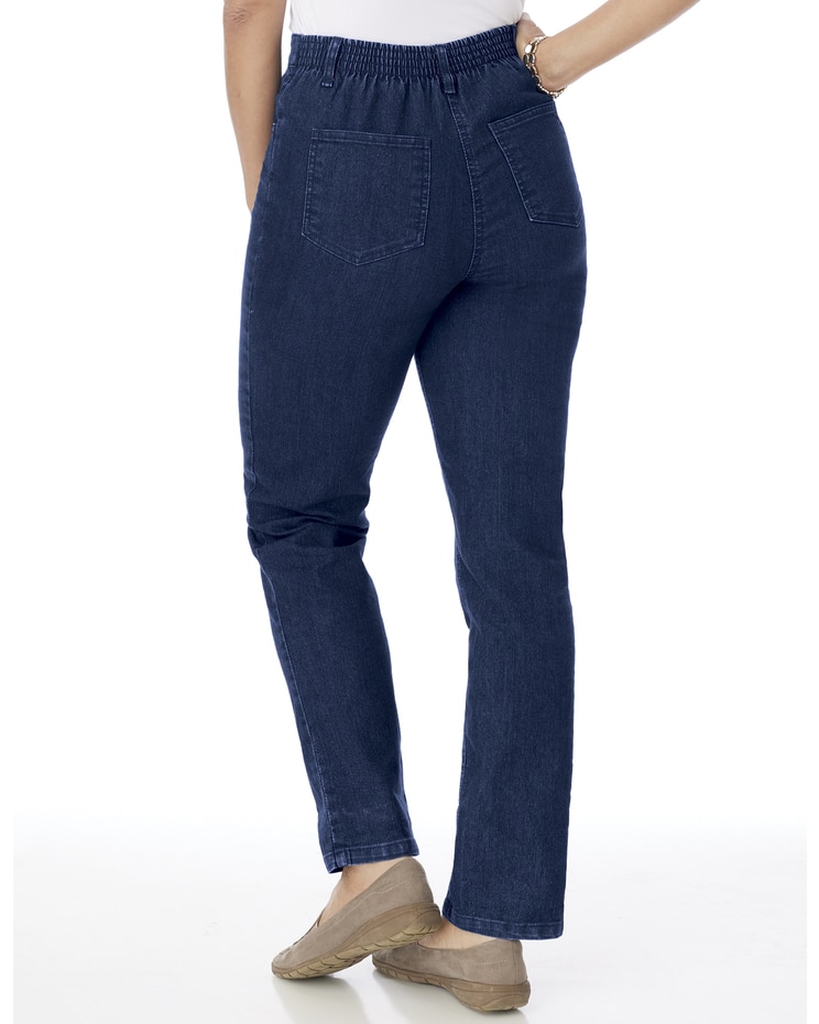 Womens Back Elastic Jeans Blair