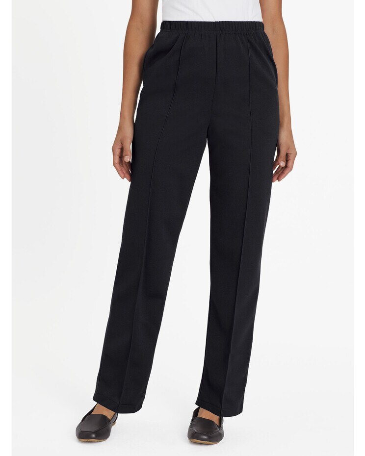 Double Knit Stitched Crease Pants Blair